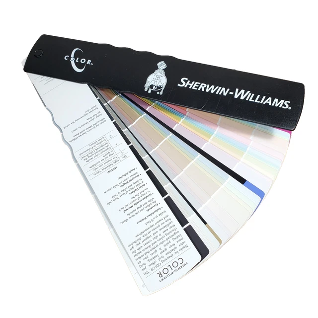 SHERWIN WILLIAMS COLOR Fan Deck Paint Swatches Chips Book Samples 2011 ...