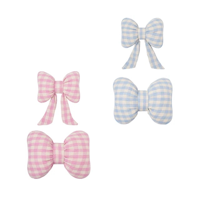 SOFT PLUSH CAR Neck Protection Pillow Bow Ribbon Design Breathable ...