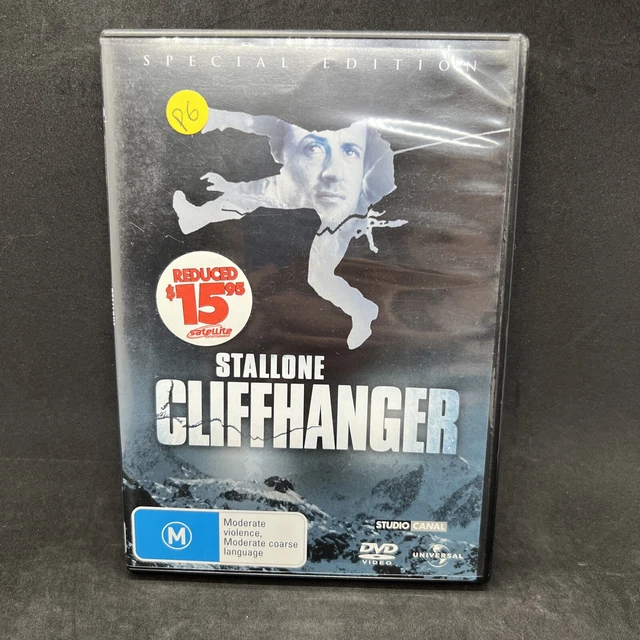 CLIFFHANGER DVD SYLVESTER Stallone Region 2,4 $8.27 - PicClick AU