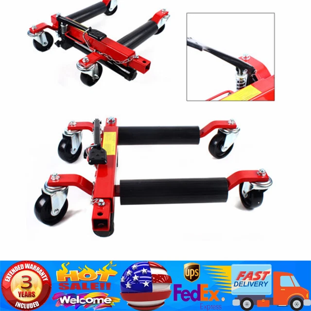 2 POSITIONNEMENT HYDRAULIQUE Voiture Roue Chariot Jack Lift Auto ...