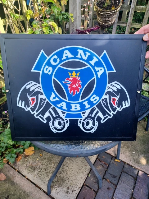 SCANIA LED Back wall board 24V 50cm x 40cm £50.00 - PicClick UK