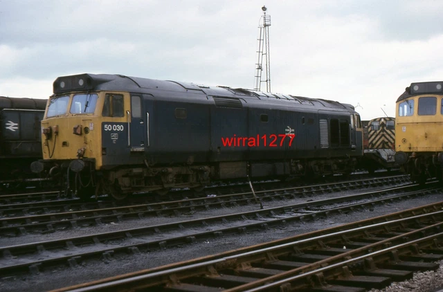ORIGINAL RAILWAY SLIDE Class 50 50030 at Bristol Bath Road £8.00 ...