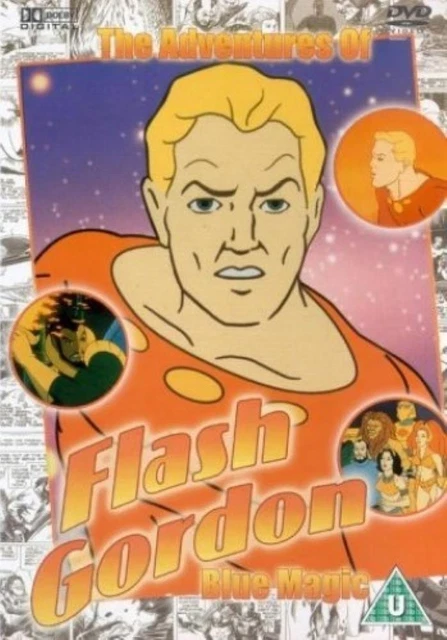 FLASH GORDON (ANIMATED) Blue Magic DVD Free UK P&P Top-quality Fast ...