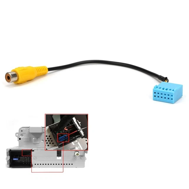 EASY INSTALLATION CAMERA Cable for MIB RCD330 & RCD360 MQS Terminal ...