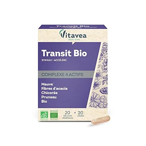 VITAVEA - COMPLEXE Transit BIO - Complément Alimentaire Transit - Mauve, Fibres EUR 16,99 ...