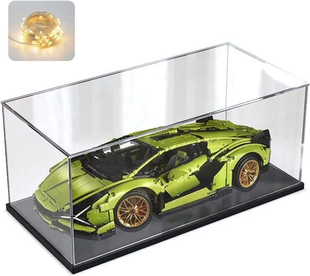 CLEAR ACRYLIC DISPLAY Case for Lego Model Action Figures Box Cube ...