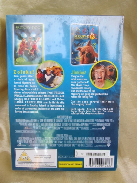 COFFRET DVD SCOOBY-DOO Two-Pack (Scooby-Doo: The Movie & 2: Monsters ...