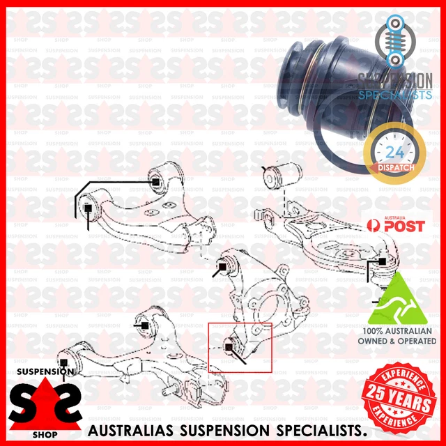 REAR AXLE LOWER Mounting, Control/Trailing Arm Suit TOYOTA Sequoia (_K6_) 5.7 $51.88 - PicClick AU