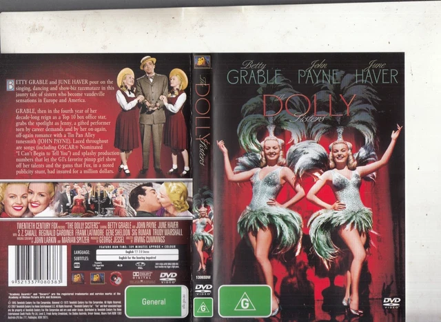 THE DOLLY SISTERS-1945-[BETTY Grable]-20th Century Fox-Movie TCF-DVD ...