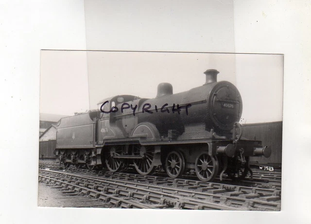 RAIL PHOTO LMS 440 2P 40676 Crewe North shed cheshire LNWR £2.69 ...