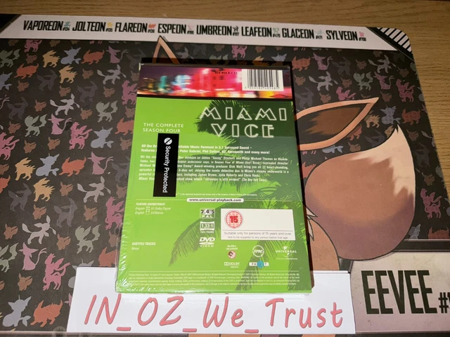 MIAMI VICE - Season 4 (DVD, 2007, 6-Disc Box Set) £24.00 - PicClick UK