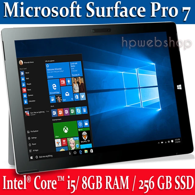 MICROSOFT SURFACE PRO 7 Core i5 1035G4 10TH Gen 8GB RAM 256GB SSD ...