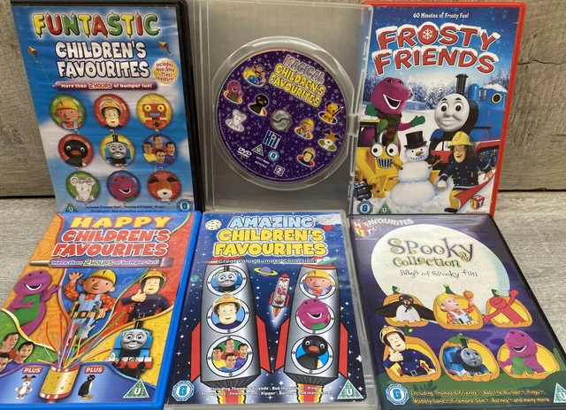 6 CHILDRENS FAVOURITES DVD Classic Kids TV Bob Sam Thomas Barny more ...