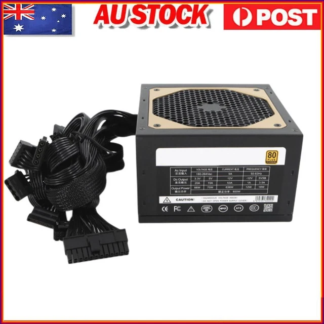 COMPUTER POWER SUPPLY CPU Port 2 4+4Pin ATX Module PSU 6SATA Power ...