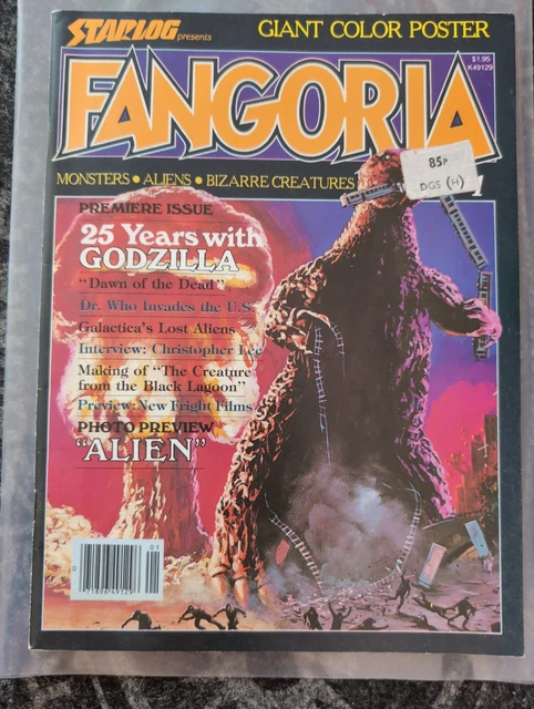 FANGORIA MAGAZINE ISSUE One 1979 Godzilla Poster Included S340 £49.99 ...
