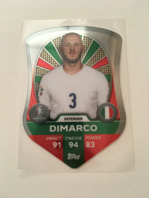 TOPPS MATCH ATTAX Euro 2024 Chrome Pro Elite Shield SC4 - Dimarco EUR 5,49 - PicClick IT