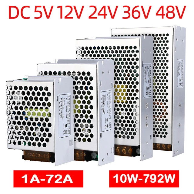 LED SWITCH POWER Supply AC110/220V To DC5V 12V 24V 36V 48V 10W-792W ...