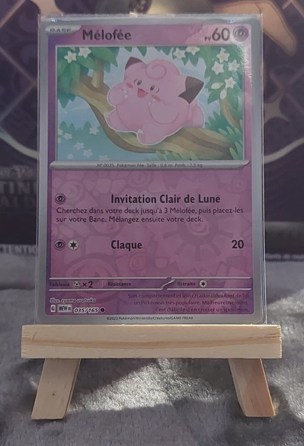 CARTE POKÉMON MÉLOFÉE 035/165 Reverse EV3.5 Mew 151 Neuve Fr . EUR 1,60 - PicClick FR