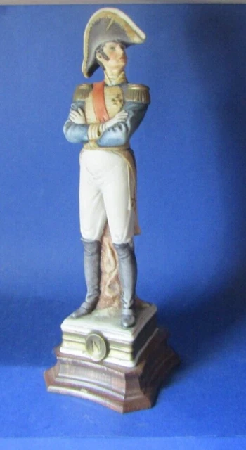 VINTAGE PORCELAIN NAPOLEON Figurine Capodimonte Bruno Merli H 29cm £41. ...