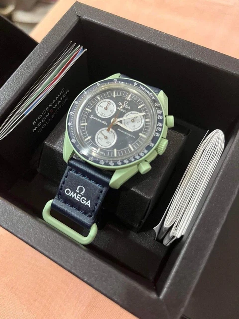 OMEGA X SWATCH Speedmaster MoonSwatch Mission To Earth £219.00 ...