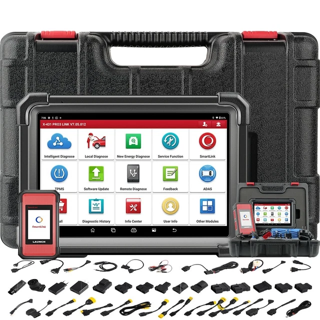 LAUNCH X431 PRO3S+ Smartlink HD Car Heavy Truck OBD2 Scanner Diagnostic ...