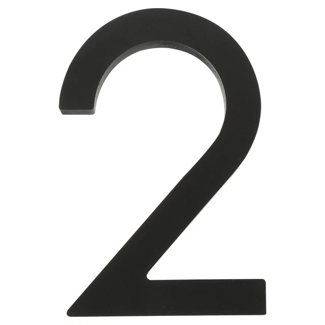 DECORATIVE NUMBER DECALS Address Large House Numbers Mailbox for ...