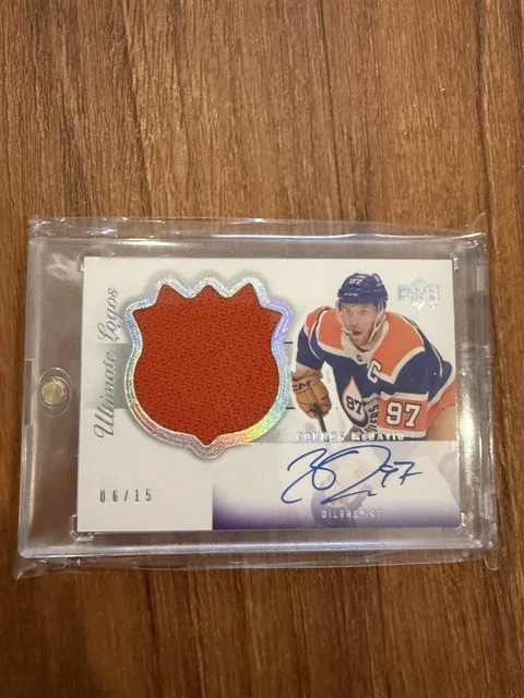 CONNOR MCDAVID ULTIMATE Logos Auto 06/15 03-CM 2023-2024 Ultimate ...