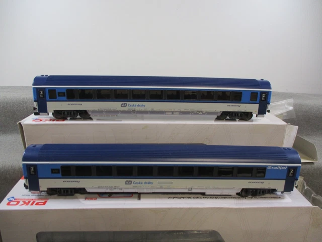 PIKO H0 57642/-3 Personenwagen-Set 2-teilig Schnellzugwagen Railjet in ...