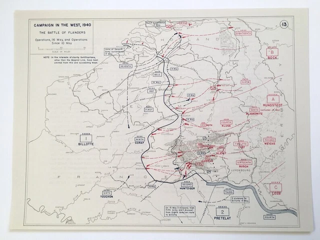 WORLD WAR 2: GERMAN CAMPAIGN WESTERN EUROPE 1940 - 1959 Original ...