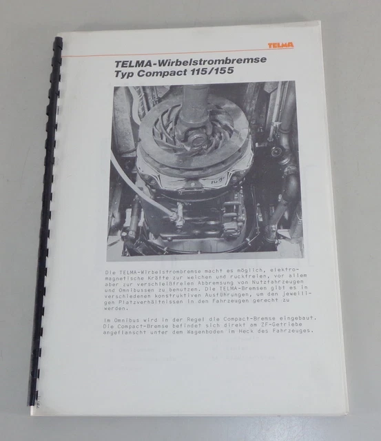 MANUEL TELMA WIRBELSTROMBREMSE Type Compact 115/155 EUR 44,75 - PicClick FR