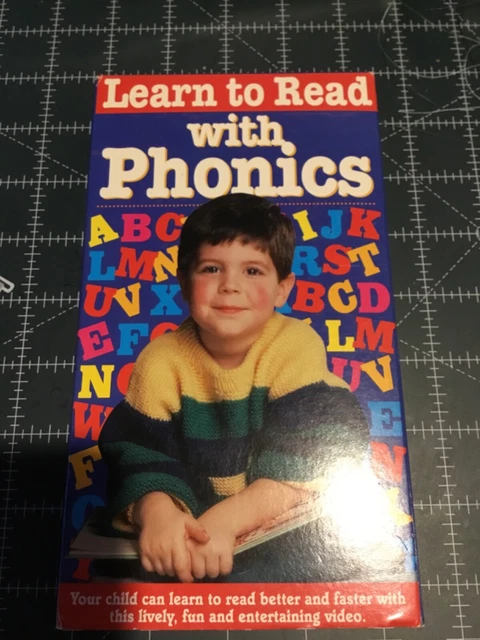 LEARN TO READ with Phonics on VHS Tape Children Kids Barbara Phipps ...