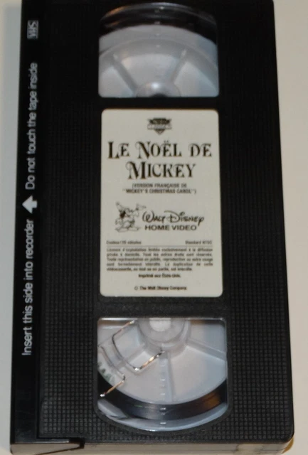 LE NOEL DE mickey VHS tape & sleeve FRENCH $5.00 - PicClick CA