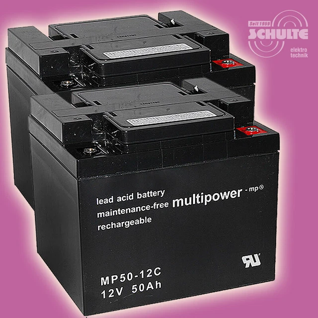 AKKUS BATTERIEN MEYRA Elektro-Rollstuhl iChair Orbit 1.618, 2 x 12V ...