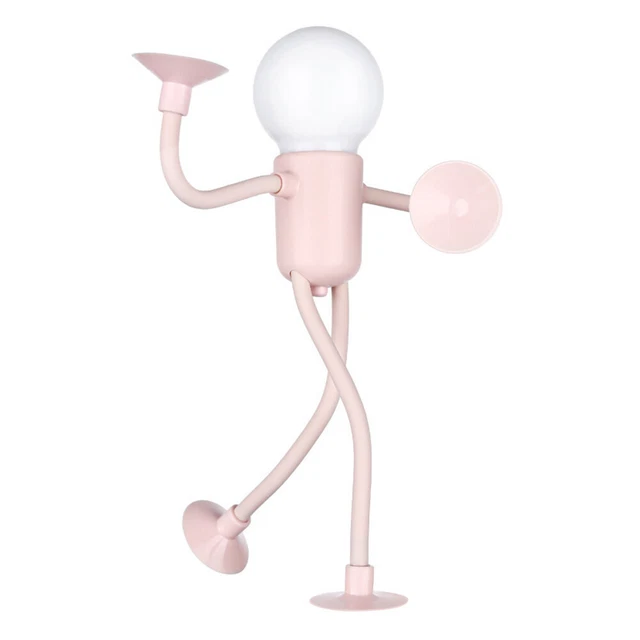 CHANGEABLE SHAPE FUNNY Night Light Desk Lamp Cute Suction Bedside Lamp ...