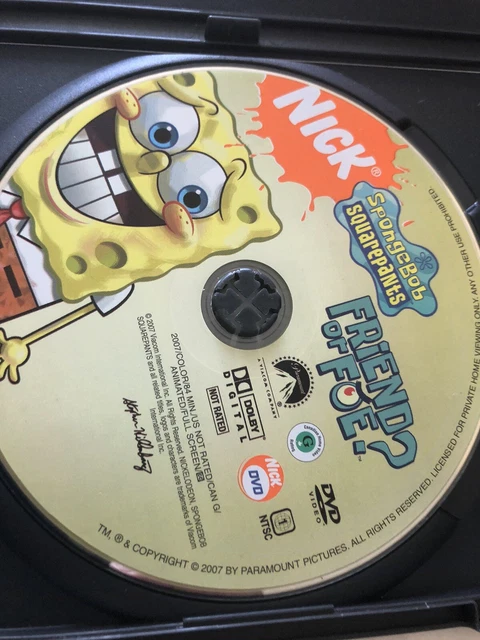 SPONGEBOB SQUAREPANTS: FRIEND Or Foe? Good Animated cartoon series DVD ...