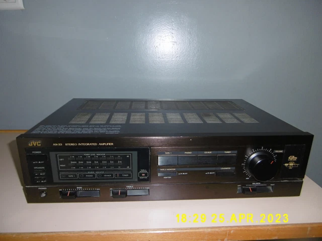 AMPLI STÉRÉO HIFI JVC AX-33 Bel état Vintage EUR 49,00 - PicClick FR