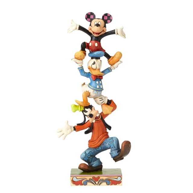 NEW DISNEY MICKEY Mouse, Goofy & Donald Stack Figurine $106.00 ...