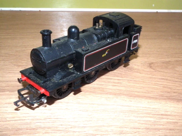 VINTAGE TRI-ANG R52 Jinty Class 3F Tank Engine Running Order Br Black ...
