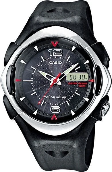 CASIO TOUGH SOLAR Men's Watch [Module 3318] MDA-S11H Black Silver EUR ...