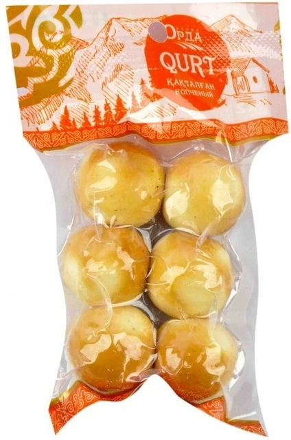 KAZAKH TRADITIONAL FOOD Smoked Qurut, Kurt, Qurt Dried Cheese 45 gr LOT ...
