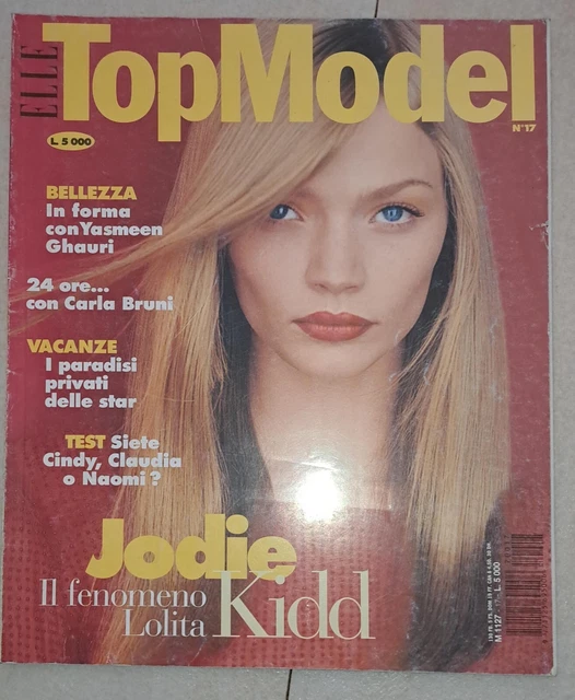 RIVISTA TOP MODEL Jodie Kidd Carla Bruni Karen Elson Lagerfield Ines ...