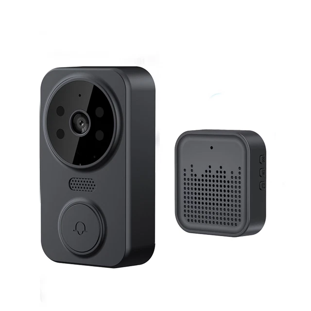 TELECAMERA CITOFONO INTELLIGENTE wireless notifiche istantanee cloud ...