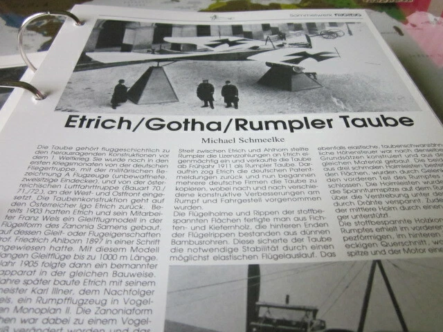 MILITÄRFLUGZEUGE A KAISERREICH Etrich Gotha Rumpler Taube EUR 5,34 ...