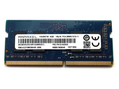 RAMAXEL 4GB 1RX16 Ddr4 Sodimm Pc4-21300 2666Mhz Laptop Ram ...