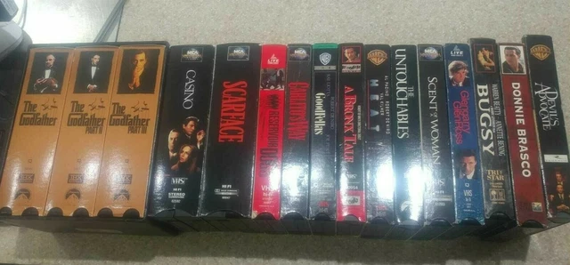 VHS AL PACINO, Robert De Niro 14 Vhs Film Collection Excellent ...