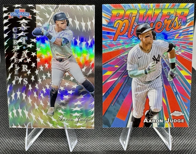 AARON JUDGE 2025 Panini Crusade Certified Stars & Topps Chrome Power ...