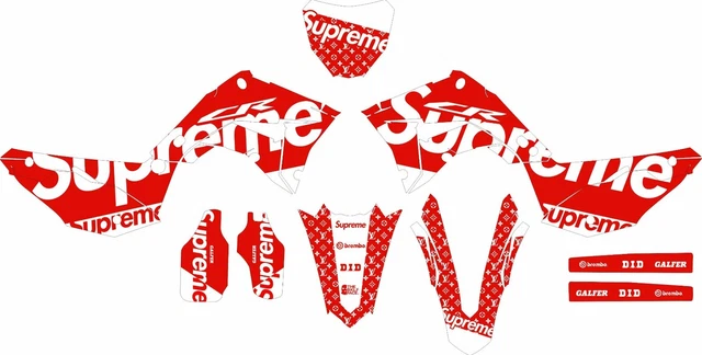 GRAPHICS KIT POLISPORT RESTYLE old GEN 1 for Honda CR 125 250 R 2002 ...