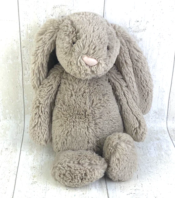 JELLYCAT BASHFUL BUNNY Rabbit light Brown soft toy plush £12.99 - PicClick UK