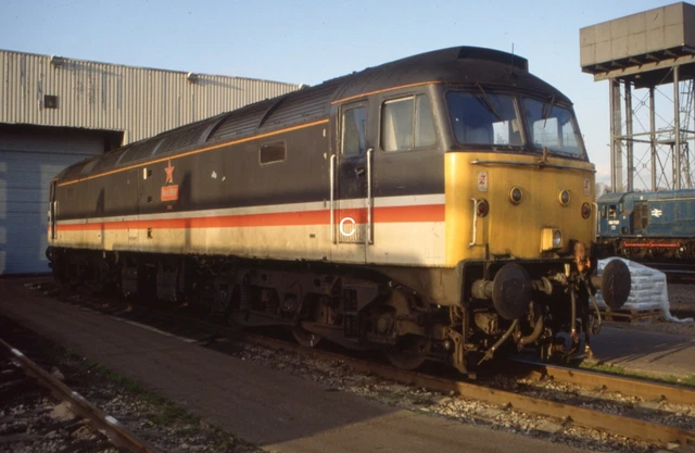 35MM SLIDE BRITISH Rail Br Diesel Class 47 - 47567 At Toton 24/03/1993 ...