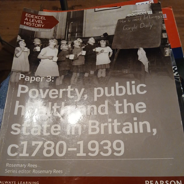 EDEXCEL A LEVEL History, Paper 3: Poverty, public £24.94 - PicClick UK